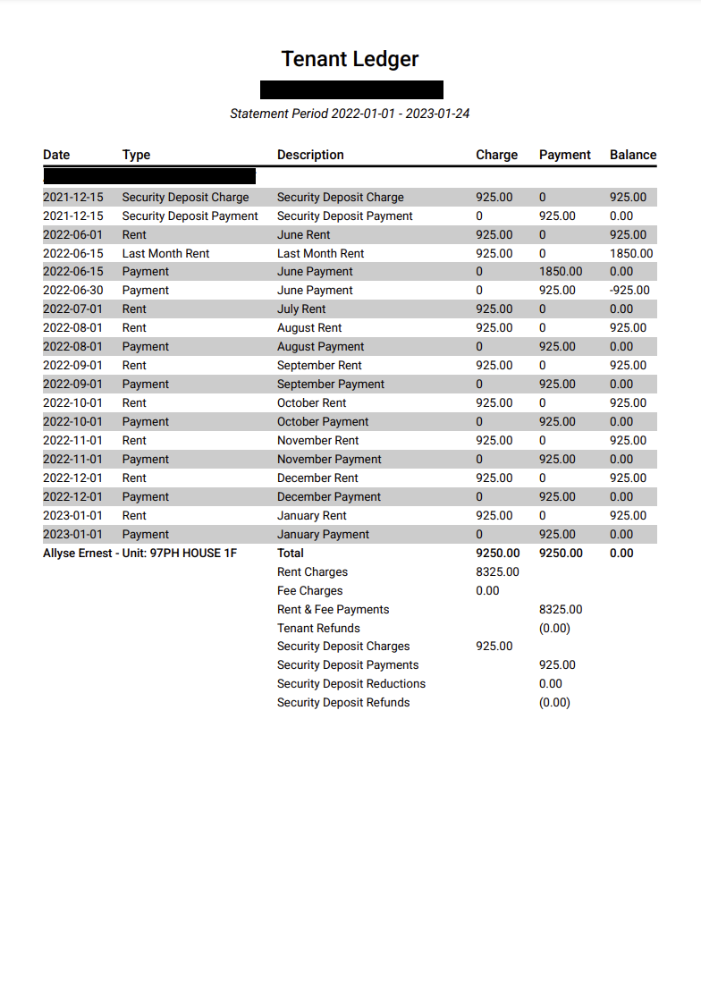 What Is A Rent Ledger And Why Keeping A Record Of Rent Payments Is 